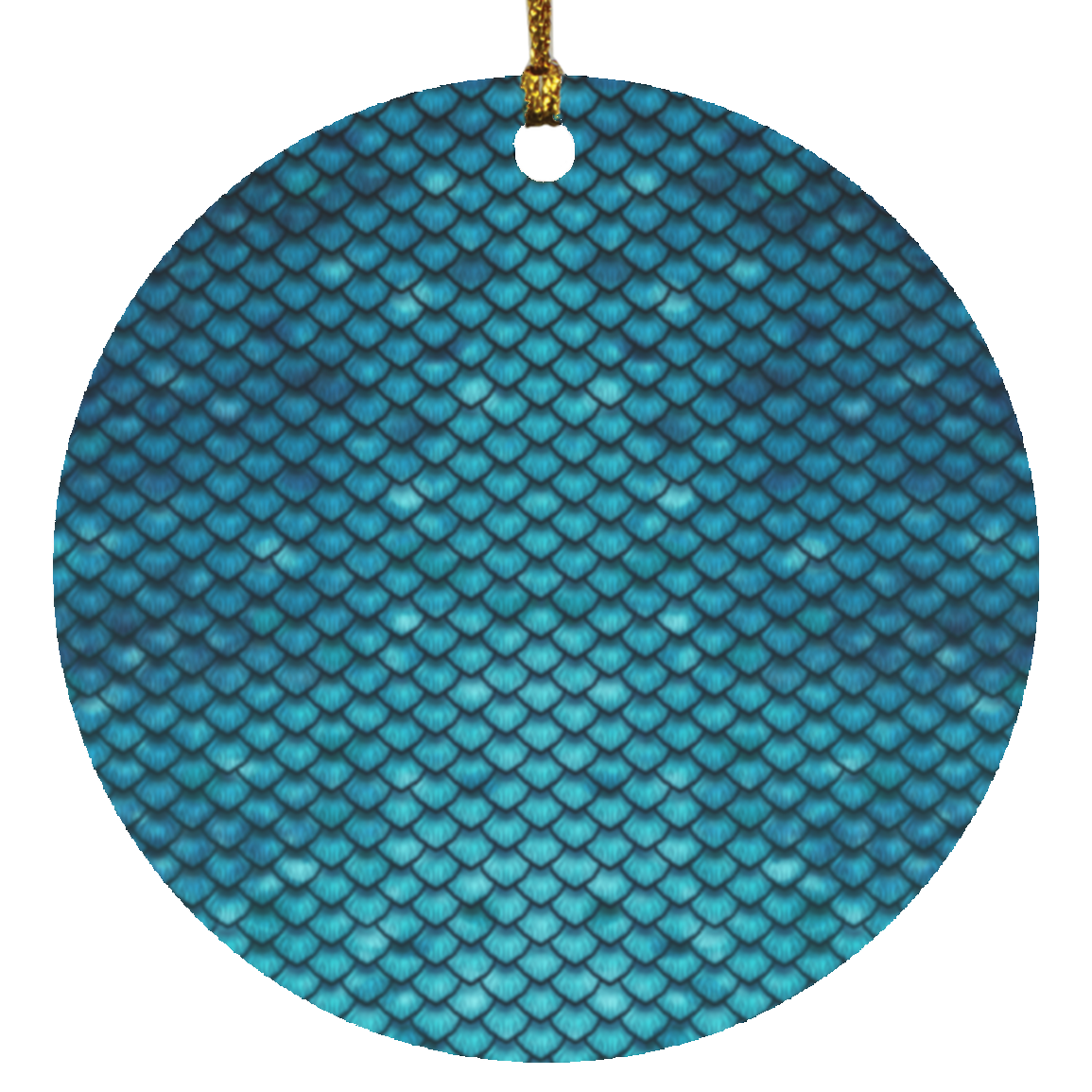 Marina Trench Circle Ornament – Society Of Fat Mermaids