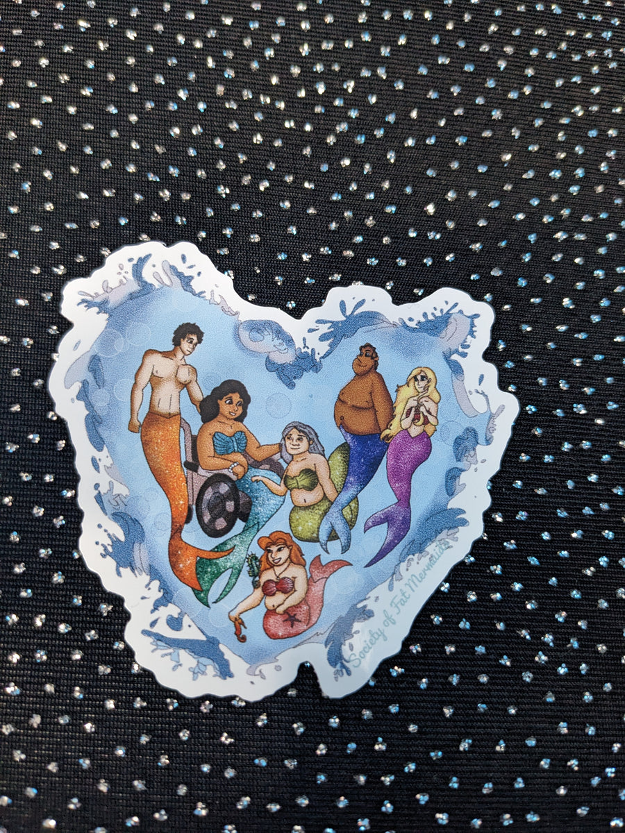 Pod Splash Sticker – Society Of Fat Mermaids