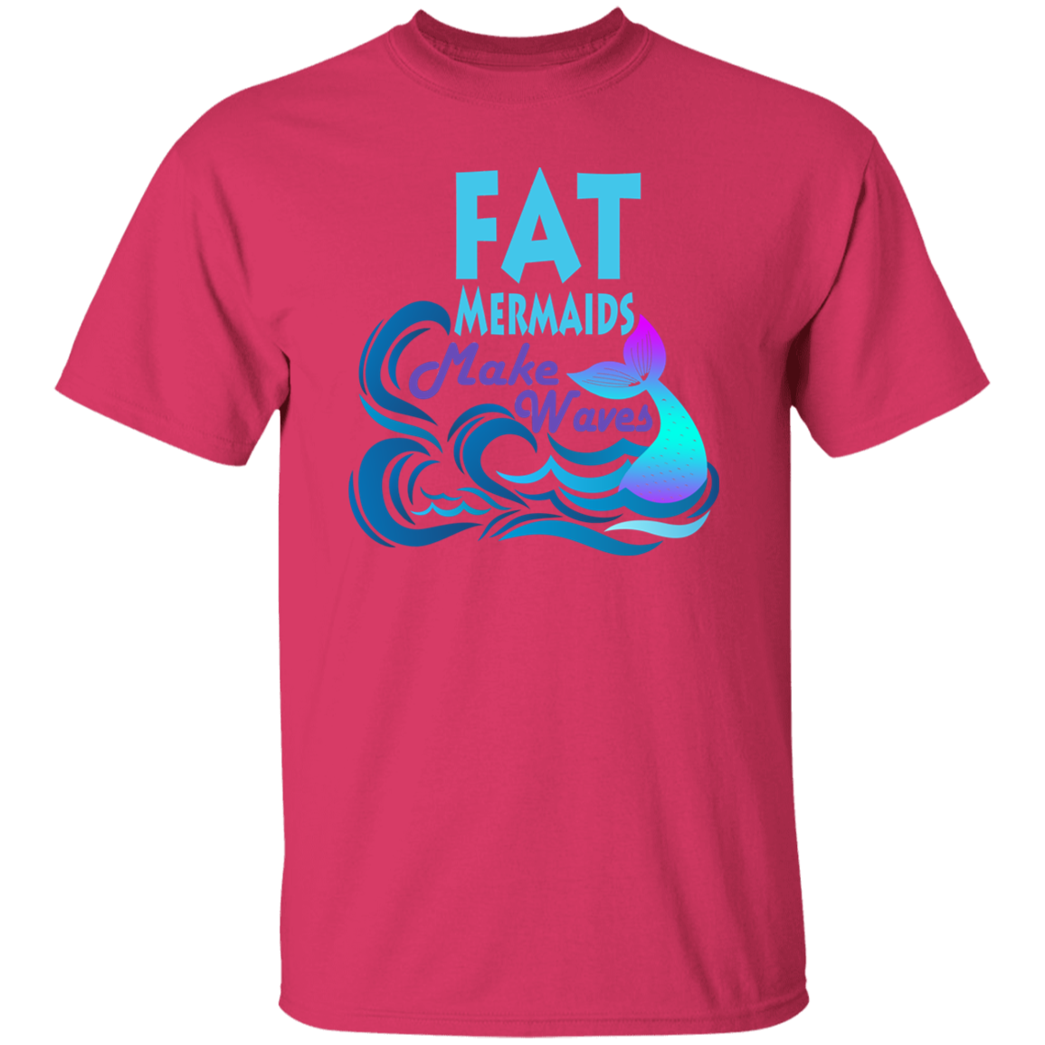 Fat Mermaids Make Waves Basic Unisex T-Shirt – Society Of Fat Mermaids