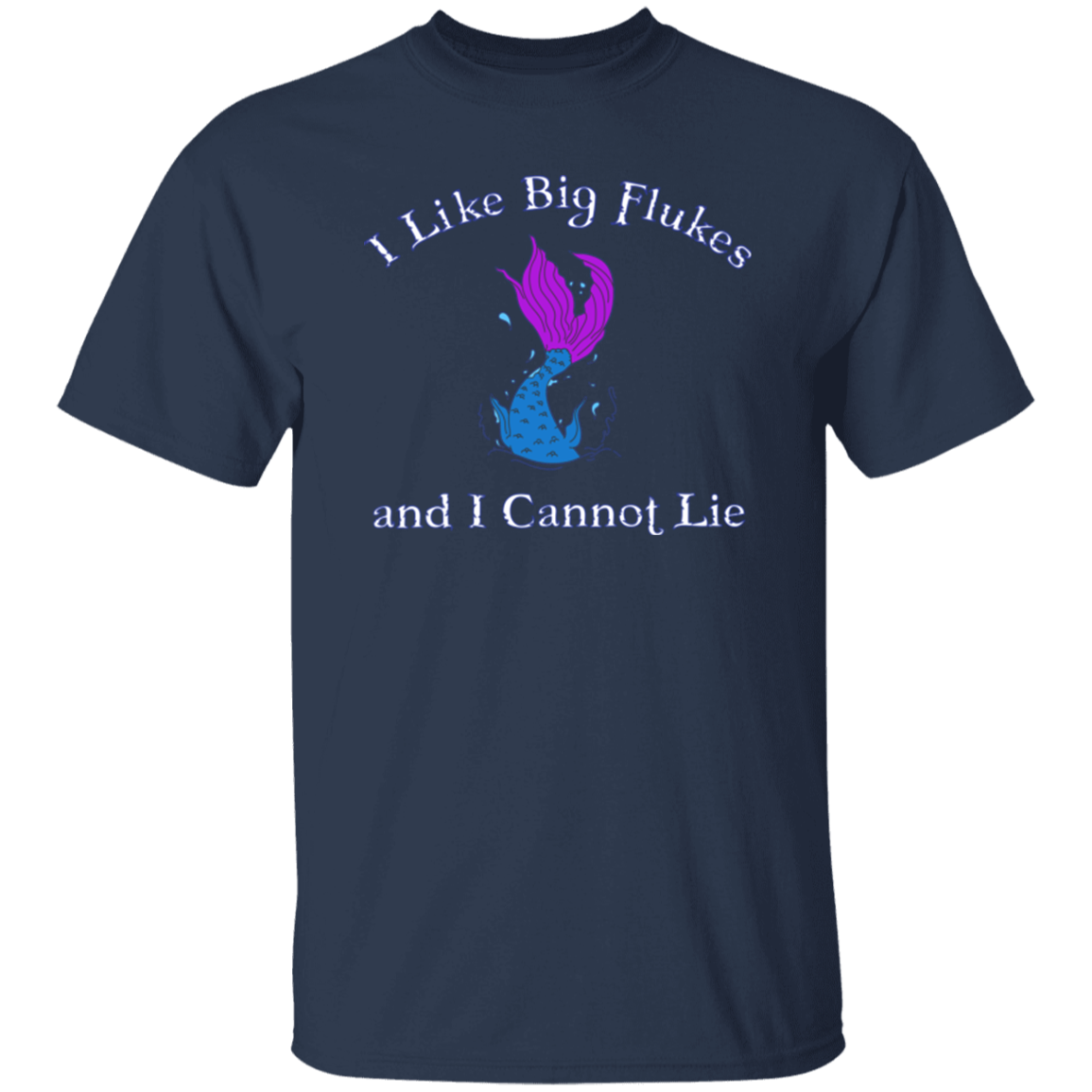 Big Flukes Basic Unisex T-Shirt – Society Of Fat Mermaids