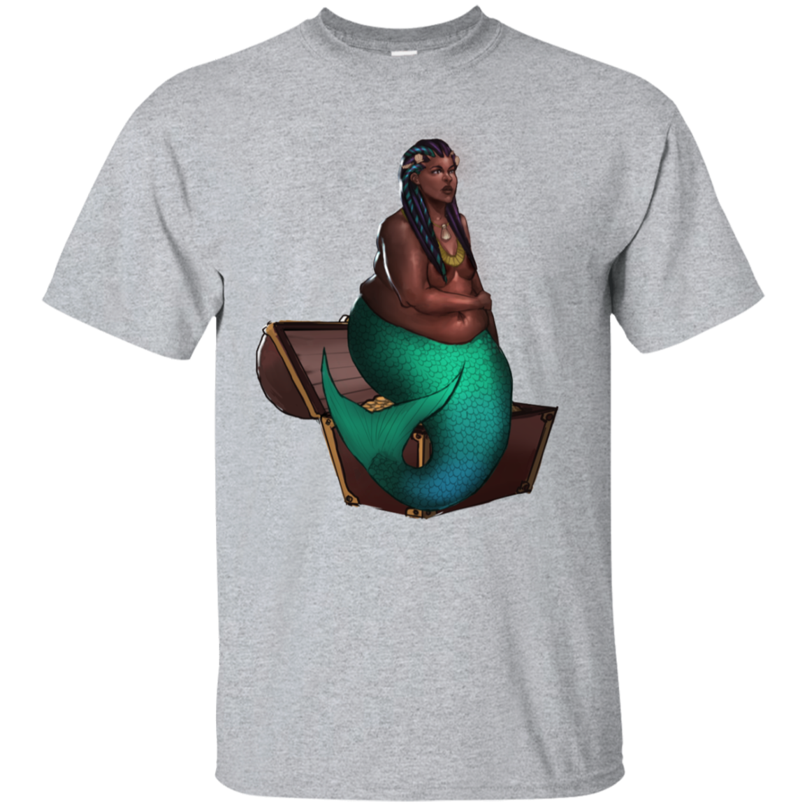 Queen Basic Tee – Society Of Fat Mermaids